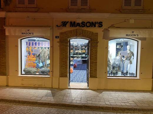 Das Mason's-Geschäft in Forte dei Marmi, Mailand und Saint Tropez | Mason's